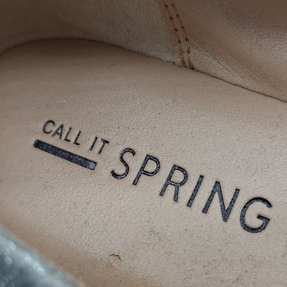 Call It Spring | Shoes | New Womens Call It Spring Flats Loafers Silver ...